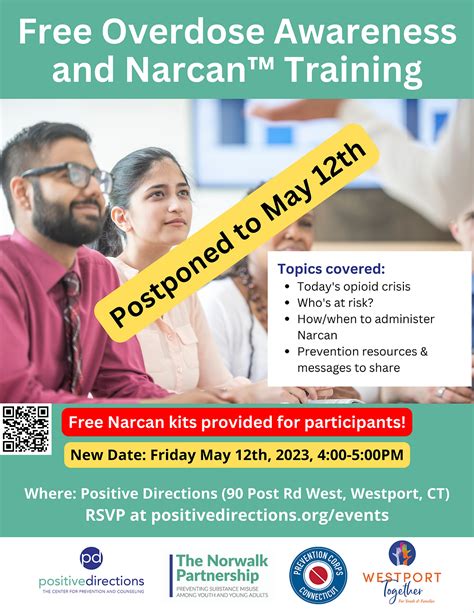 Overdose Awareness And Narcan Training Positive Directions