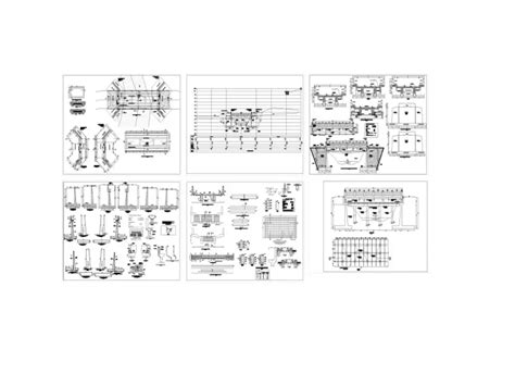 12m Floatable Bridge Slab Beam Light In Autocad Cad Library