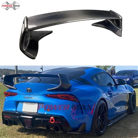 Carbon Fiber St Style Rear Trunk Wing For Supra A90 A91 Mkv Rear