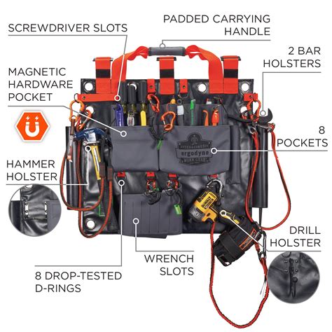 Bucket Truck Tool Board With Locking Aerial Bucket Hooks Kit Ergodyne