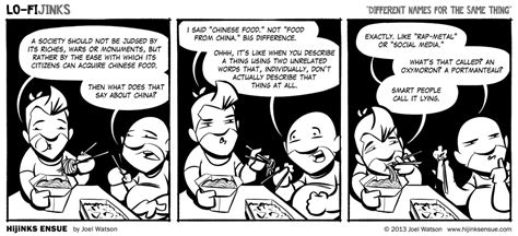 Different Names For The Same Thing Hijinks Ensue