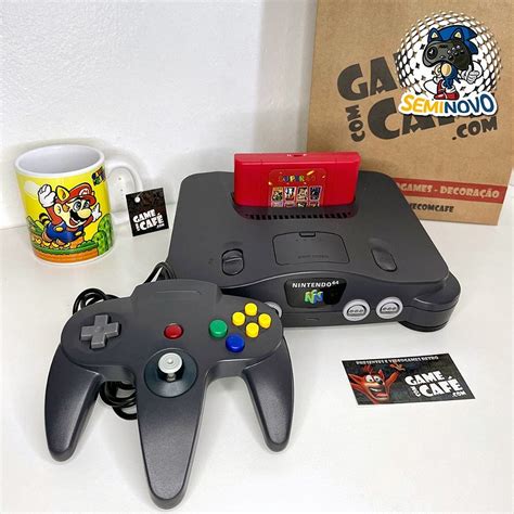 Nintendo 64 Cartucho 300 Jogos Game Com Cafécom