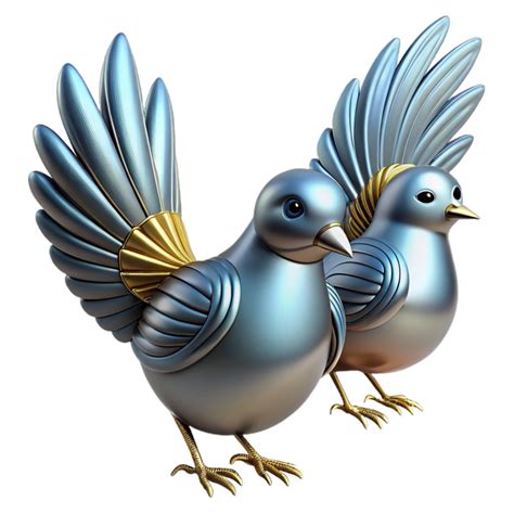 Extraordinary Creative Stymphalian Birds Metallic Feathers Premium