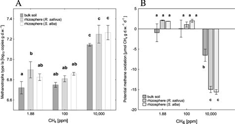 A Abundance Of Methanotrophic Bacteria Type Ia And B Potential