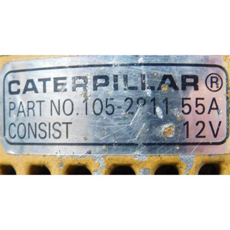 オルタネーター デンソー キャタピラー三菱 産業機械用 105 2811【中古品 程度b ・コア返却不要】 Mvリパーツ社 ヤフー店