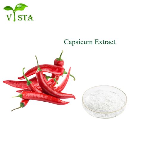 Natural Water Soluble 95 Capsaicin Capsaicinoids Powder Red Pepper