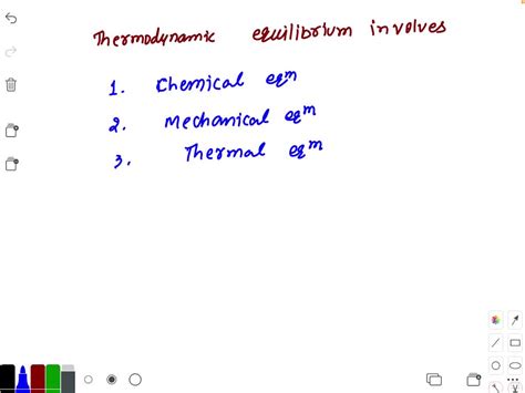Solvedthermodynamic Equilibrium Involves A Chemical Equilibrium B