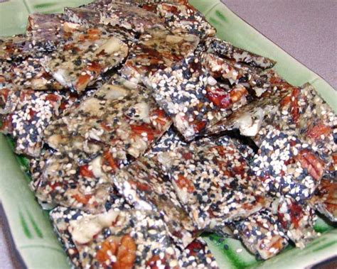 Sesame Peanut Candy Recipe Chefs Resource Recipes