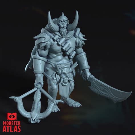 3d Printable Orthon By Monster Atlas Fantasy Miniatures