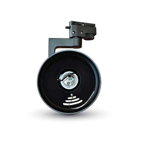 Foco Proyector Led Negro Carril Monofásico E27