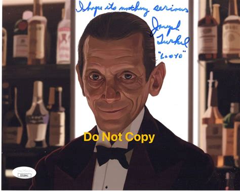 Joseph Joe Turkel Signed 8x10 Photo The Shining Lloyd The Bartender Jsa