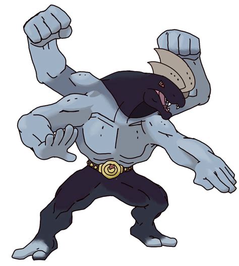 Pokemon Cooler Machamp Redesign By Ageofart2000 On Deviantart