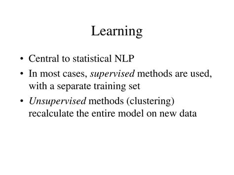 Ppt Statistical Techniques In Nlp Powerpoint Presentation Free