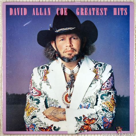 David Allan Coe ‎ Greatest Hits 1978 Vinyl Lp Compilation