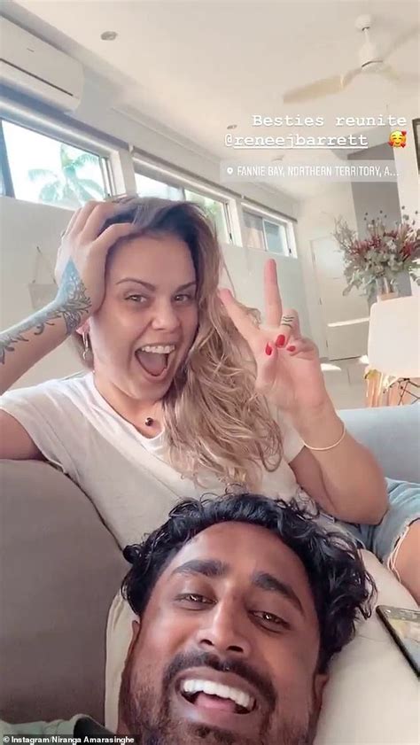 Bachelor In Paradises Niranga Amarasinghe Gets Very Cuddly With Co