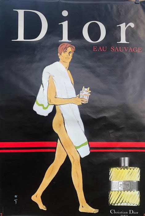 René Gruau Dior Eau Sauvage 1980s Auction Online Catawiki