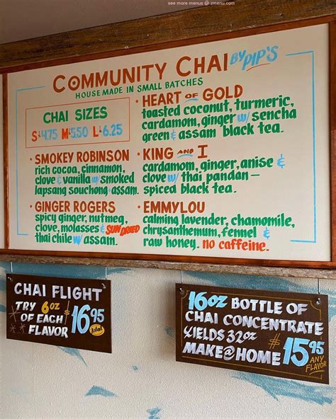 Online Menu Of Pips Original Doughnuts And Chai Restaurant Portland