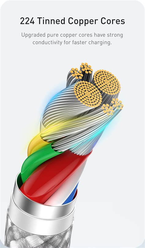 Baseus Dynamic Series Type C To Type C Cable 100w Pd Fast Charging