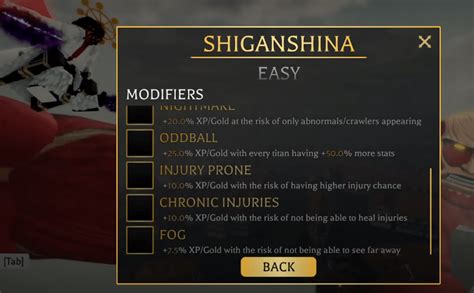 Aot Revolution Fastest Way To Upgrade Odm Gear Item Level Gaming