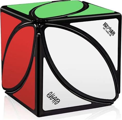 Qiyi Magic Square Maple Leaf Ivy Rubiks Cube Curved Inclined Shaped Clover Rubiks Cube Toy