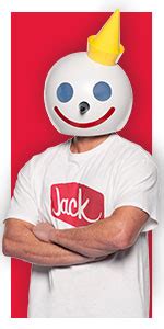 Underwraps Jack Box Mascot Head Officially Licensed Jack