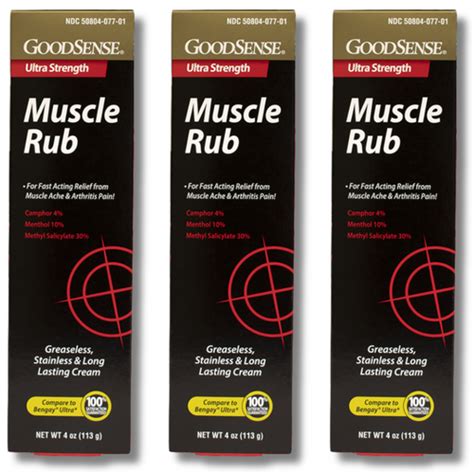 Bengay Generic Alternatives Ultra Strength Muscle Rub