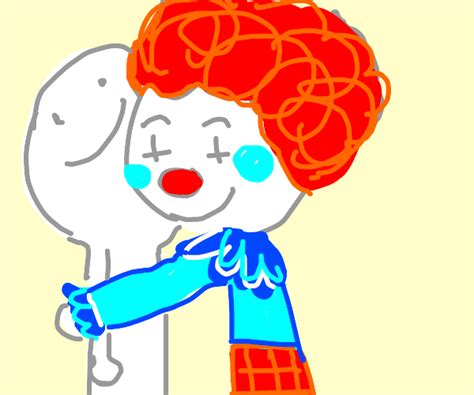 Clown Hugging Drawception