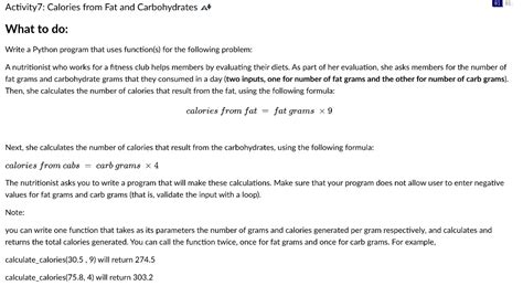 Solved Write A Python Program That Uses Functions For The
