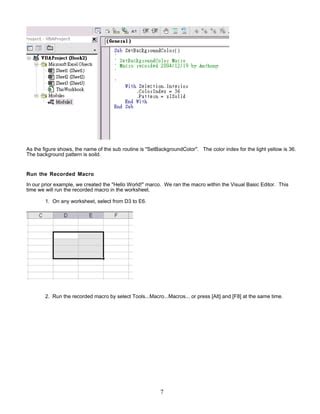 Excel Vba Basic Tutorial 1 PDF