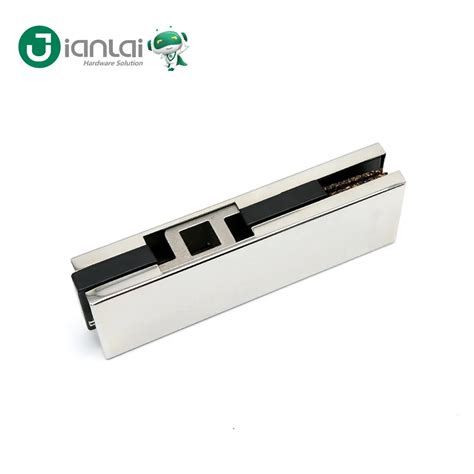 Stainless Steel Glass Door Floor Mounted Door Lock Patch Fitting Bottom