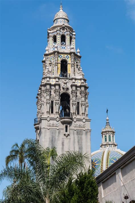 Bell Tower Of Mission Basilica San Diego De Alcala Editorial Stock