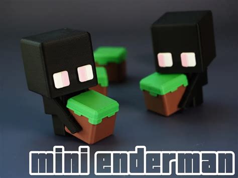Mini Enderman By The Testing Floor Makerworld Download Free 3d Models