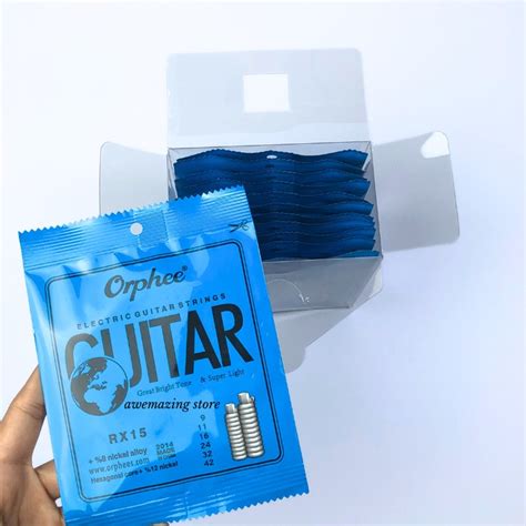 Jual Orphee Rx15 Electric Strings Set Senar Gitar Elektrik 009 Shopee Indonesia