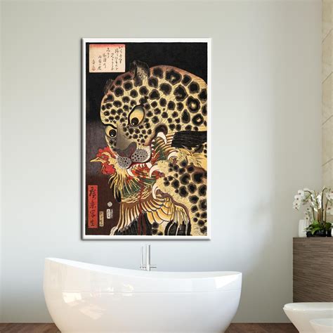 Tiger Printed Japanese Tiger Printed Famous Printed Japanese Tiger Japanese Art Abstract