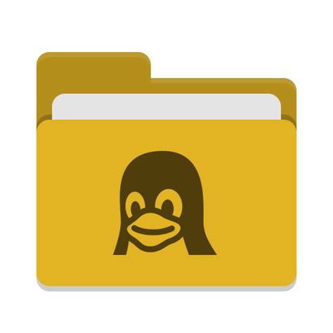 Folder Yellow Linux Icon Papirus Places Iconpack Papirus Dev Team