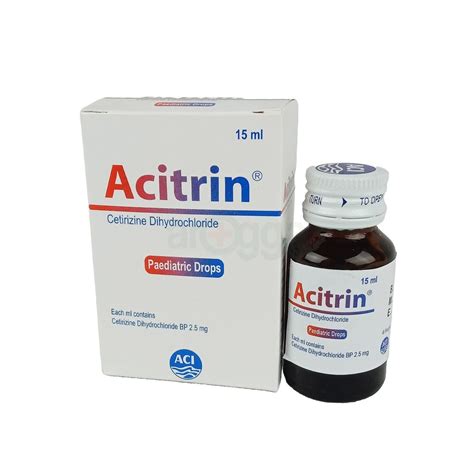 Acitrin 25mgml Pediatric Drops Arogga Online Pharmacy