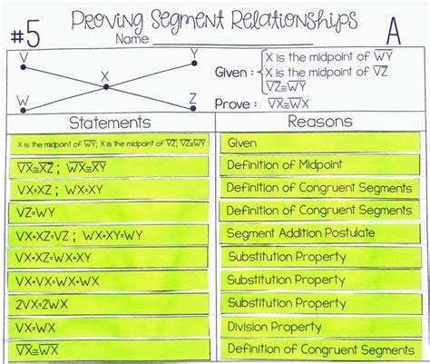 Segment Addition Postulate Proof