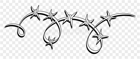 Barbed Wire Cartoon Stock Illustrations 687 Barbed Wire Cartoon Stock