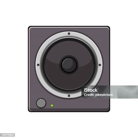 녹음 스튜디오 사운드 모니터 만화 벡터 일러스트 레이 션 Dj에 대한 스톡 벡터 아트 및 기타 이미지 Dj 가수 동점골 Istock