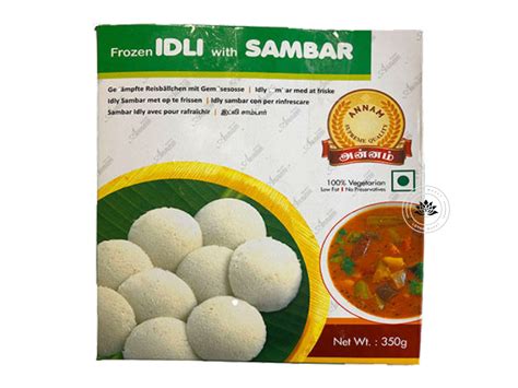 Annam 350 G Frozen Idly With Sambar Lotus Markt