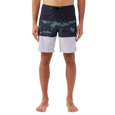 Oneill Hyperfreak Heat Block 19 Boardshorts In Black Camo Boardco