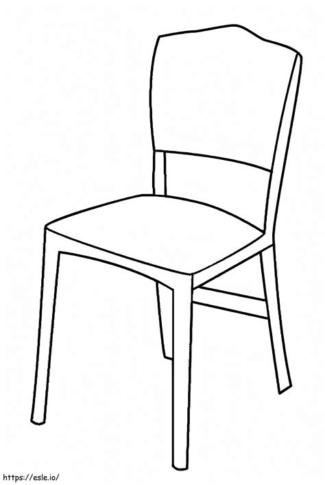 Very Easy Chair Coloring Page