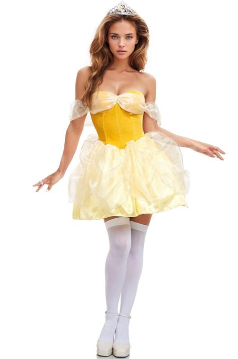 Sexy Belle Princess Costume Sexy Yellow Princess Costume