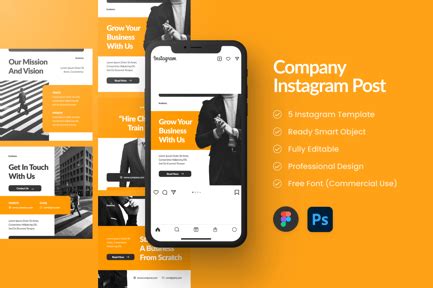 Business Company Instagram Post Social Media Ft Business And Success