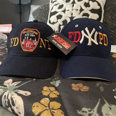 New York Pd And Fd Hat Bundle Style Both Strap Depop
