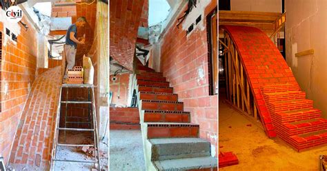 How To Build A Stair Step By Step Using Bricks Engineering Discoveries