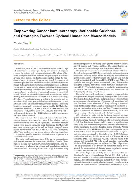 Pdf Empowering Cancer Immunotherapy Actionable Guidance And
