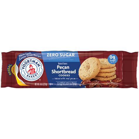 Voortman Pecan Shortbread Sugar Free Cookies