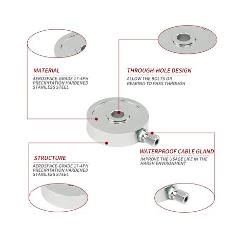 Kunwei Low Profile Force Sensor Washer Load Cell 500kg Buy Low Profile Force Sensor Force