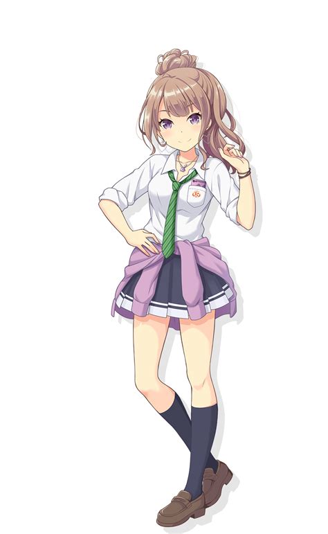 Safebooru 1girl Black Skirt Black Socks Blush Breast Pocket Breasts